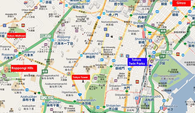 Tokyo Twin Parks Map – JAPAN PROPERTY CENTRAL K.K.